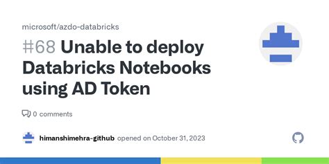 Unable To Deploy Databricks Notebooks Using Ad Token · Issue 68