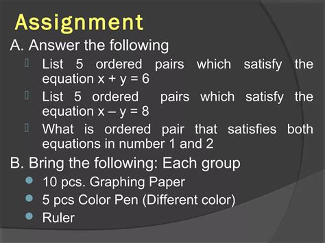 System Of Linear Equations And Their Solution Ppt