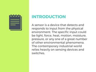 Industrial Sensor Technology PPTX