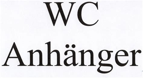 Wc Anhänger JÜl Wc 12 Setlounge Gmbh