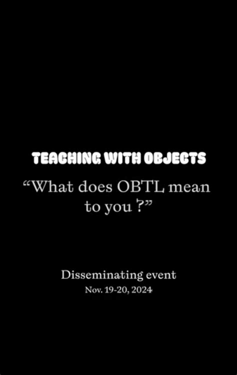 What Does Object Based Teaching And Learning Mean To You — Teaching