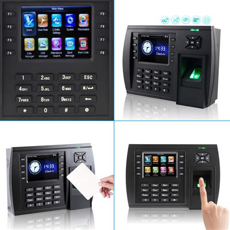 Cloud Software Fingerprint Biometric Time Attendance System With TCP IP And USB Port