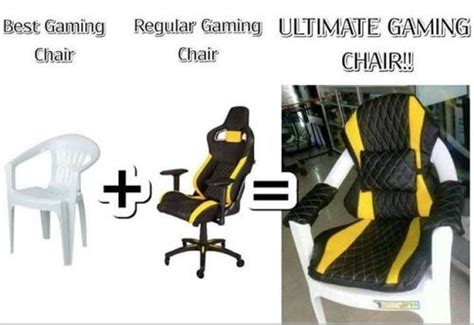 Gaming Chair Meme Quotes Viral