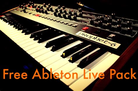 Free Ableton Live Pack 131 Prophet 6 Multi Sampled Simpler Rack — Brian Funk