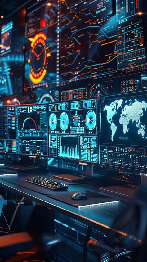A Digital Command Center Actively Monitoring And Defending Against