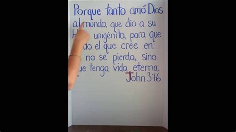 John 3 16 In Spanish John 316 John 3 Spanish