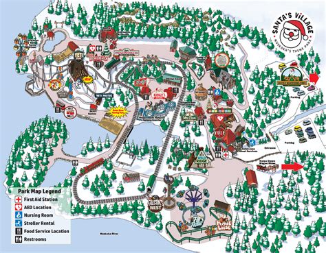 Park Map Santas Village