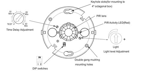 360 Degree Line Voltage Ceiling Occupancy Pir Switch Motion Sensor