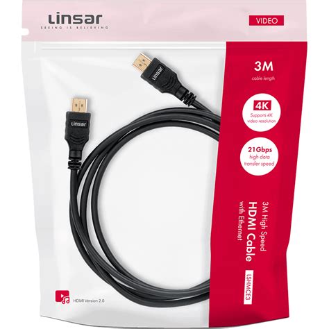 3m High Speed Hdmi Cable With Ethernet Tvs Appliances And Accessories