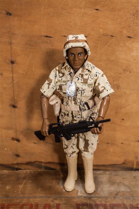 Vintage 1996 Gi Joe Hasbro Us Army Infantry Desert Camo Soldier Action Figure Toys 12 Inch