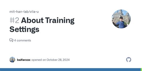 about training settings · issue 2 · mit han lab vila u · github