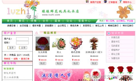 asp 在线花店系统的设计与实现（论文 源码） nueve asp nft 网上鲜花购买平台项目代码 csdn博客
