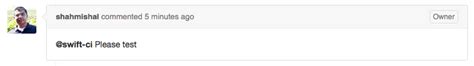 Swift Org Swift Continuous Integration