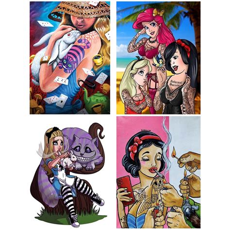 Disney Princesses Punked Out