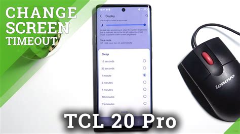 How To Change Screen Timeout In TCL 20 Pro Manage Display Settings YouTube