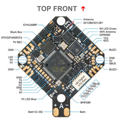 Betafpv F4 20a Aio Fc V1 Elrs 24g 2 3s 26x26mm Brushless Flight