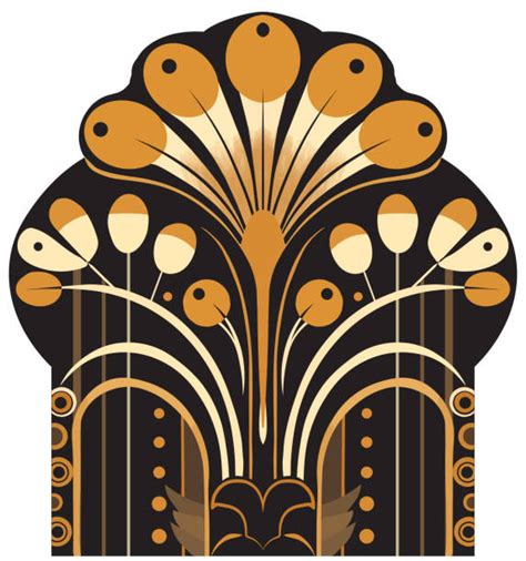 710 Peacock Art Deco Stock Illustrations Royalty Free Vector Graphics