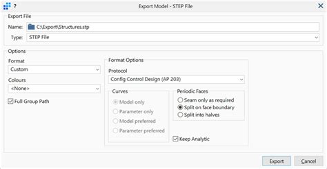 Export STEP File