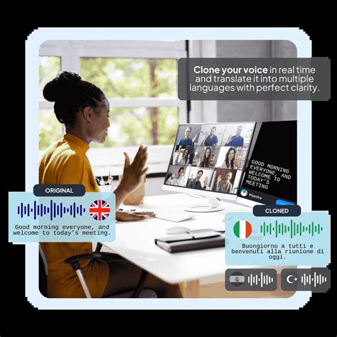 带语音克隆功能的实时语音翻译器 实时配音