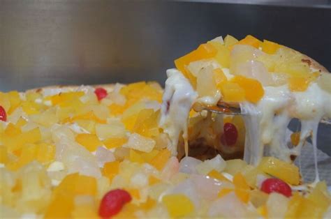 종합 과일 피자 Feat파인애플and후르츠칵테일 음식여행 에펨코리아