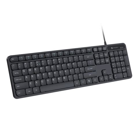Portronics Ki Pad 3 Usb Wired Keyboard With Large Keycaps Noise Free Typing Fn Multimedia