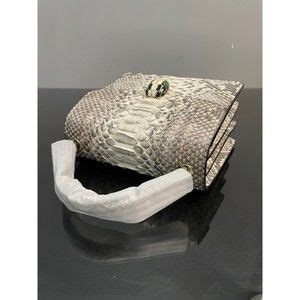 Unbrand Bags Exotic Python Leather Handbag Real Snake Skin For Women Poshmark
