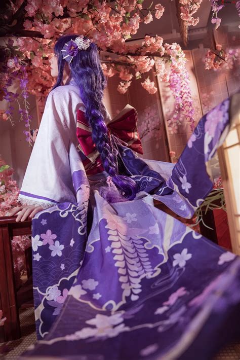 Aiwest Cosplay Raiden Shogun Genshin Impact Photos Cosplaytele