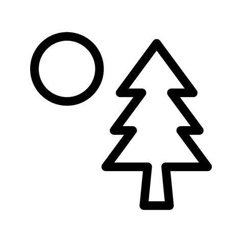 Trees Icon Vector Symbol Design Illustration 26632388 Vector Art At Vecteezy