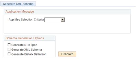 Generating The Xml Schema