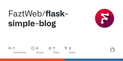 GitHub FaztWeb Flask Simple Blog
