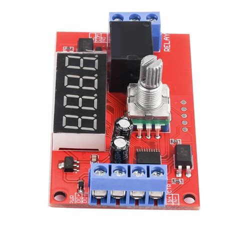 DC V V V A Adjustable Time Delay Relay Module Modes LED Digital Timming Trigger Timer