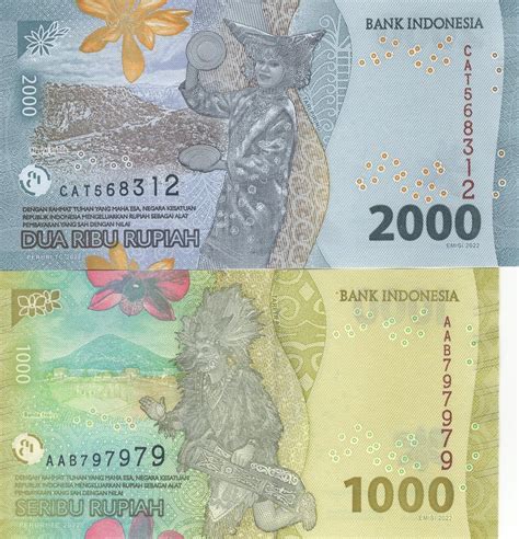 Indonesia Indonezija 1000 I 2000 Rupiah 2022 Unc 72750673