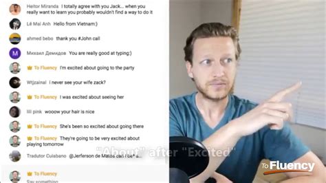 The Sentence Method For Learning English An Example Using Excited About Youtube