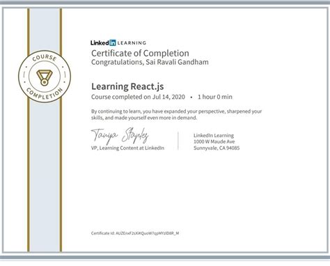 Sai Ravali Gandham On Linkedin Linkedinlearning Reactjs Reacthooks