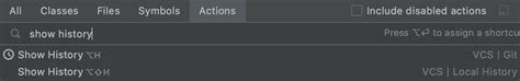 Local History In Intellij Idea