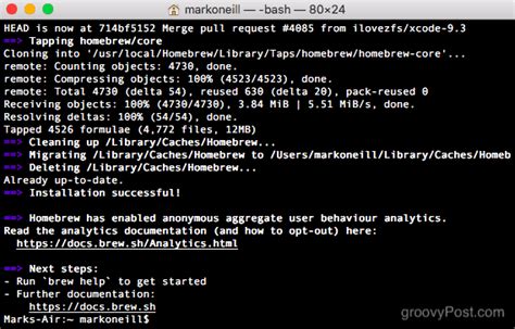 Kuinka Asentaa Homebrew Macos Tietokoneellesi