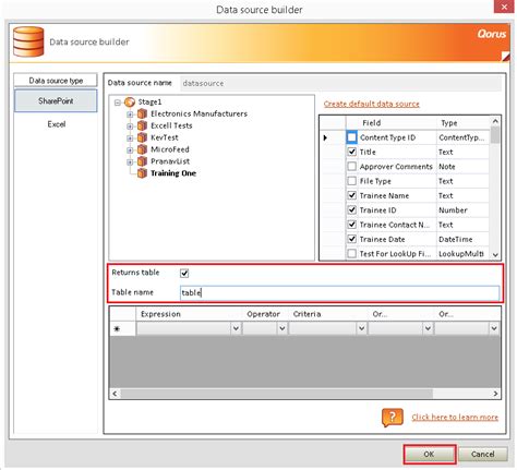 Sharepoint Data Source Qorus Docgeneration 365 Helpdesk And Knowledge