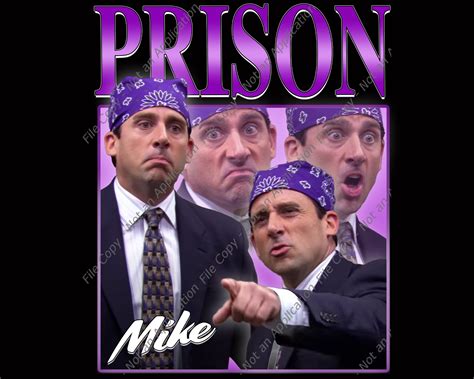 Prison Mike Png The Office Actors Michael Scott Listo Para Etsy España