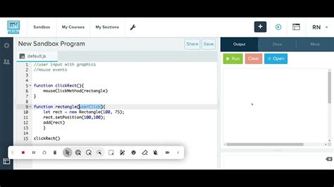 Allow User To Add Shapes To Canvas Based On Mouse Location Mouse Click