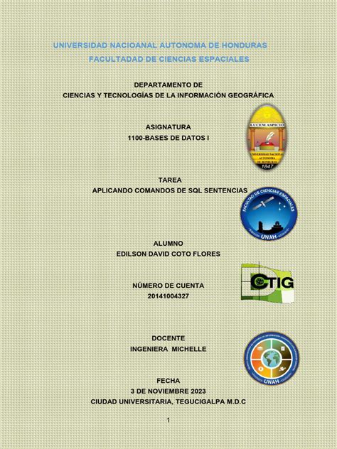 Ejercicio De Bbdd Aplicando Comandos De Sql Sentencias Pdf Sql