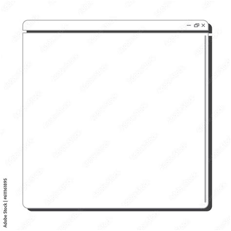 Computer Textbox Window 1 Stock Vector Adobe Stock