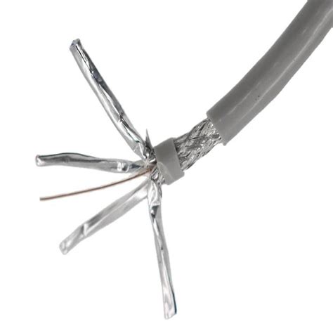 Round Oxygen Free Copper Screened Wire CMP Cmr 0 56mm 0 57mm 1000FT HDPE 305m Network Cables