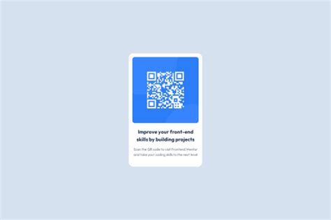Frontend Mentor Qr Code Component Challenge Using Html And Css Coding Challenge Solution