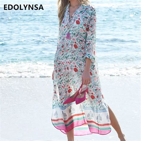 Beach Dress Kaftan Pareo Sarongs Sexy Cover Up Chiffon Bikini Swimwear