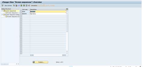 Reorrr Sap Tcode Rr Screen Sequences