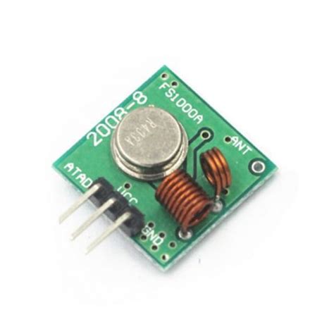 MÓDULO RF 433 MHZ EMISOR Y RECEPTOR Tettsa Tienda