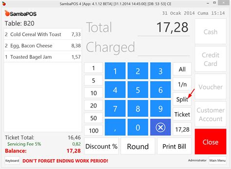 New 4112 Split Button On Payment Screen V4 Tutorial Sambaclub Forum
