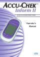ROCHE ACCU CHEK INFORM II USER MANUAL Pdf Download ManualsLib