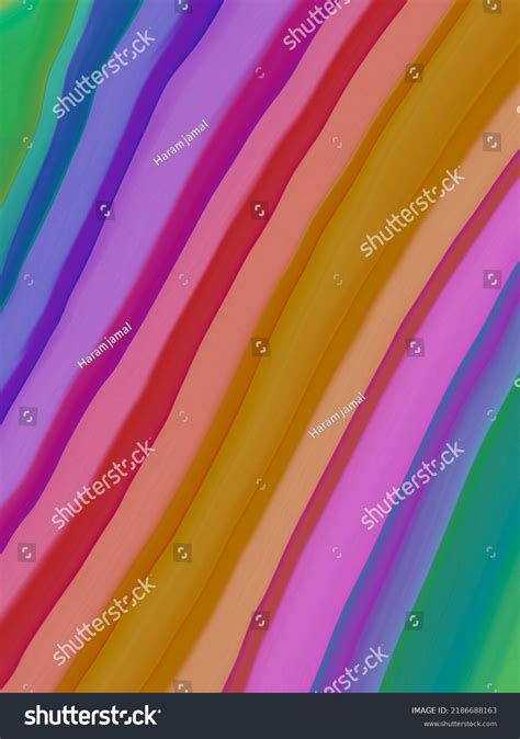 Multicolour Lines Illustration Stripes Texture Wallpaper Stock Illustration 2186688163