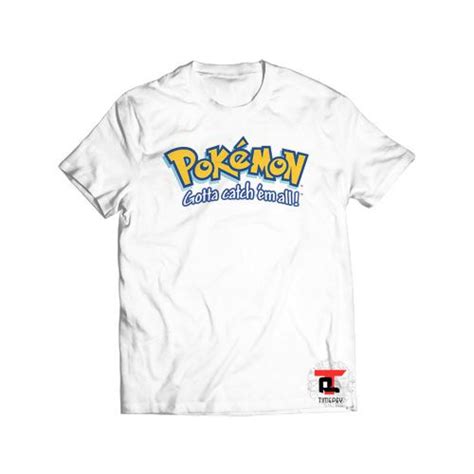 Pokemon Logo Viral Fashion T Shirt Men Or Women Tee Shirt